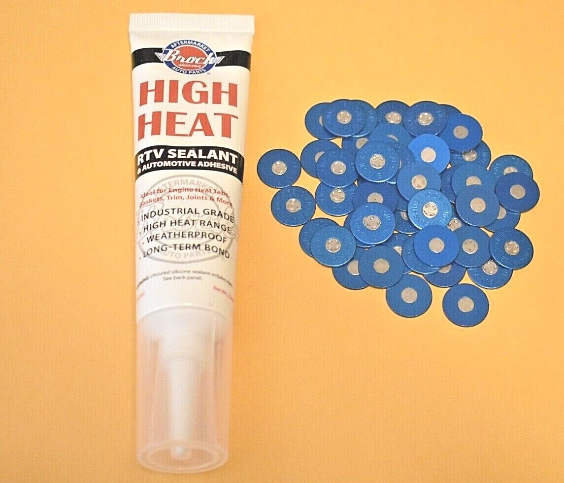 50 Marine Engine Motor Heat Tabs & Adhesive Pack Overheating Indicator ...