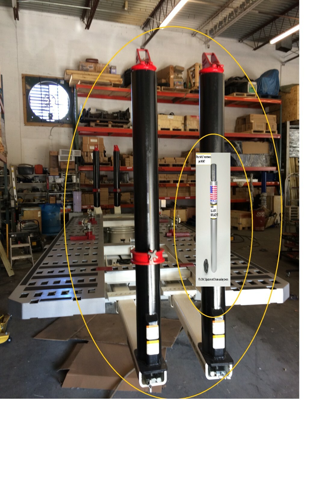 Chief S21 Machine Auxiliary tower Ram Quality aftermarket repl 693847 ...