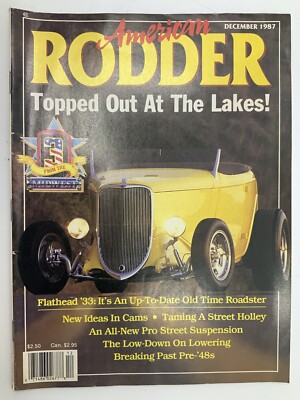 American Rodder Magazine December 1987 | eBay