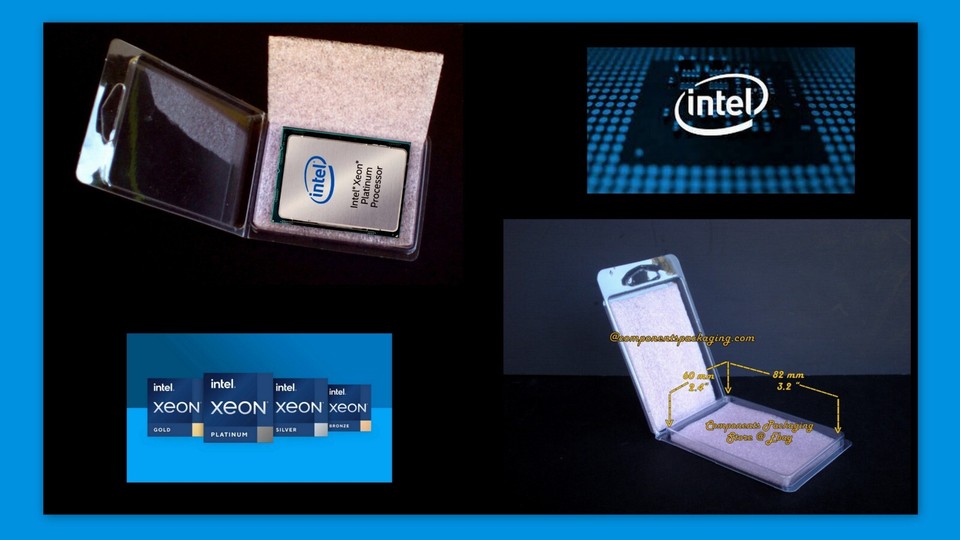 15 - Socket LGA4677 CPU Clamshell Case Fits Intel Xeon Processor 77.5 x ...