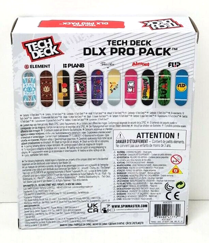 Tech Deck DLX Pro Pack 10 pack Flip PlanB Element Pristine Fingerboard ...