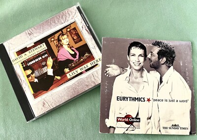 Eurythmics Promo CD Lot Lily Was Here Paix Est Tout Simplement A Word | eBay