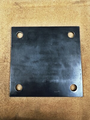 8x8 Base Plate 3/4" holes A36 Carbon Steel Straight Edge 1/4" thick | eBay