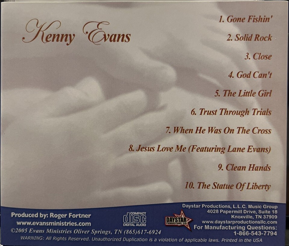 Kenny Evans - Clean Hands (CD 2005) | eBay