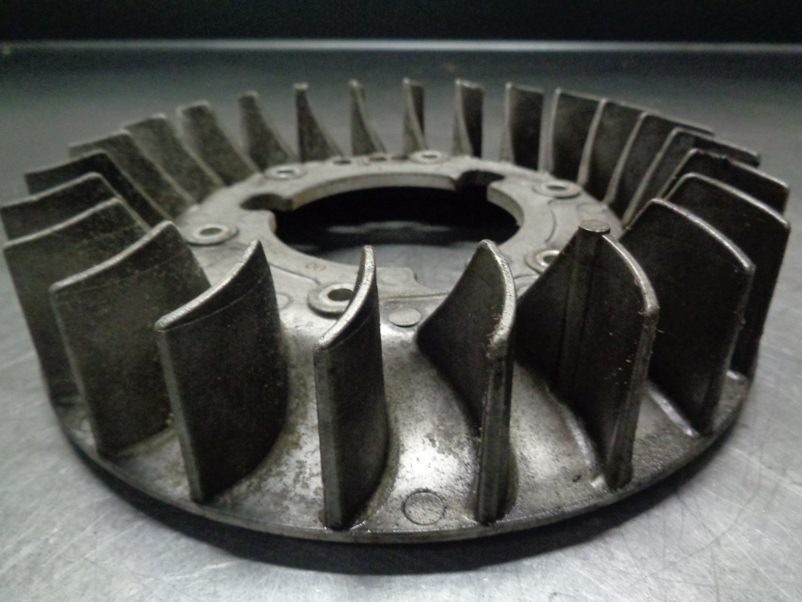 91 1991 Polaris Indy Trail 488 Snowmobile Body Engine Flywheel Fan Cool ...