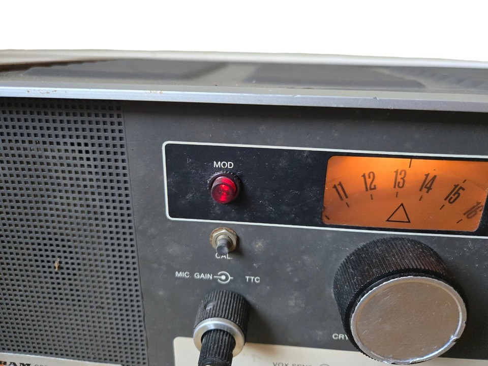 Tram D201 Tube CB AM Radio Transceiver 23 Channel Powers On | eBay