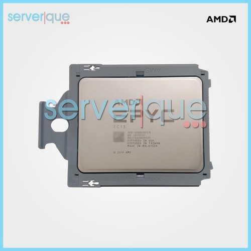100-000000315 AMD EPYC 7C13 64-Core 2.25GHz 256MB "UNLOCKED" Processor ...