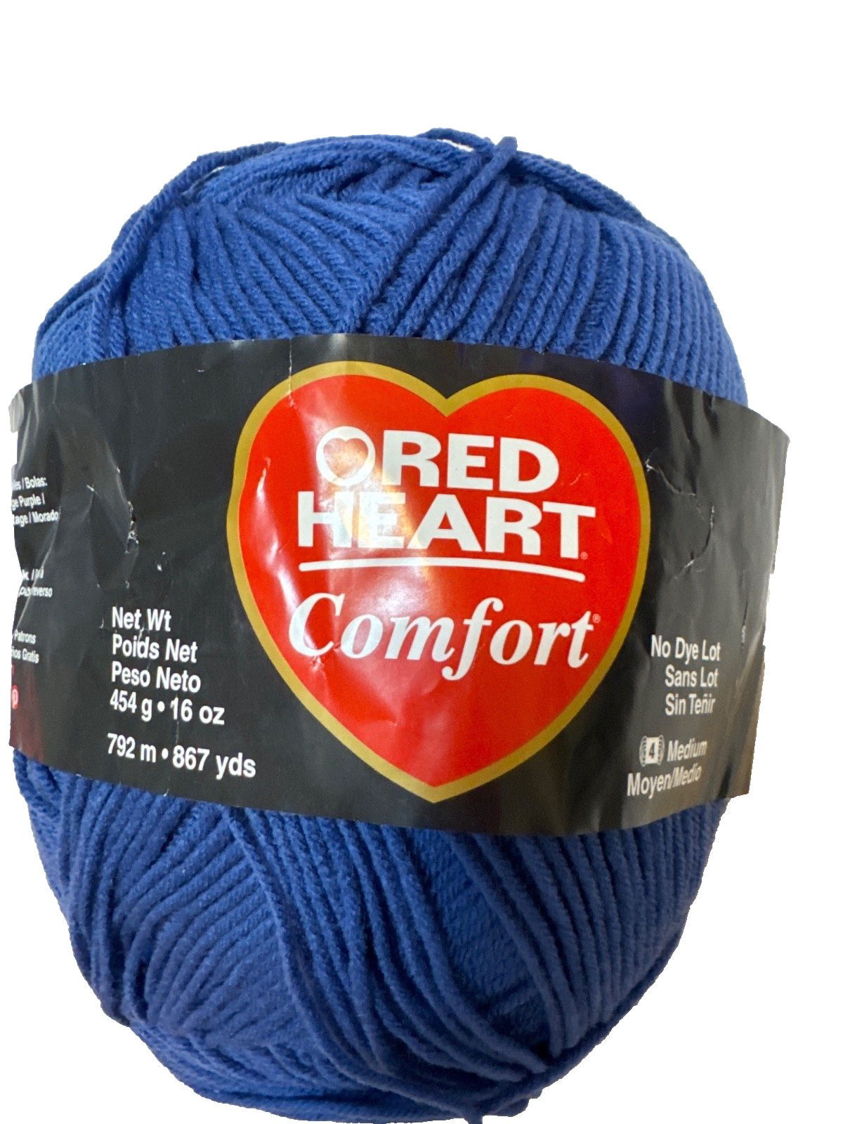 red heart comfort yarn blue color 867 y 792 m 454 grams acrylic | eBay
