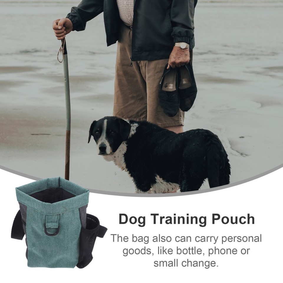 2pcs Dog Puppy Walking Bag Oxford Cloth Pouch Dog Training Pouch for ...