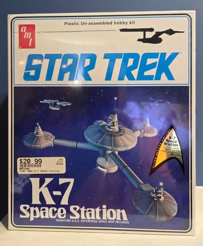 AMT Star Trek K-7 Space Station Model Kit 644 ~ Retro Deluxe Edition ...