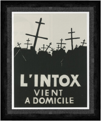 L Intox vient a domicile Plakat aus dem Mai 1968 Kunstdruck Faks ...
