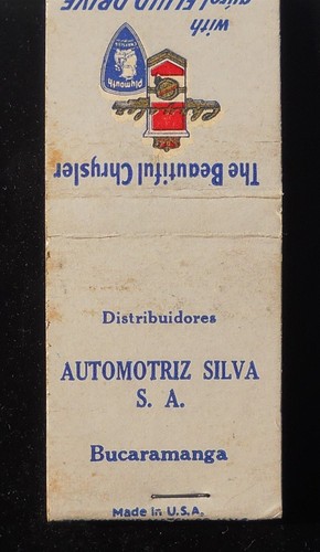 1940s Automotriz Silva Chrysler with Gyrol Fluid Drive Auto Bucaramanga ...