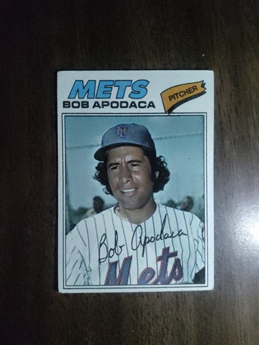 1977 Topps New York Mets Baseball Card #225 Bob Apodaca - ex read | eBay