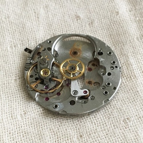 Longines automatic movement cal. 340 main plate + good balance + parts ...