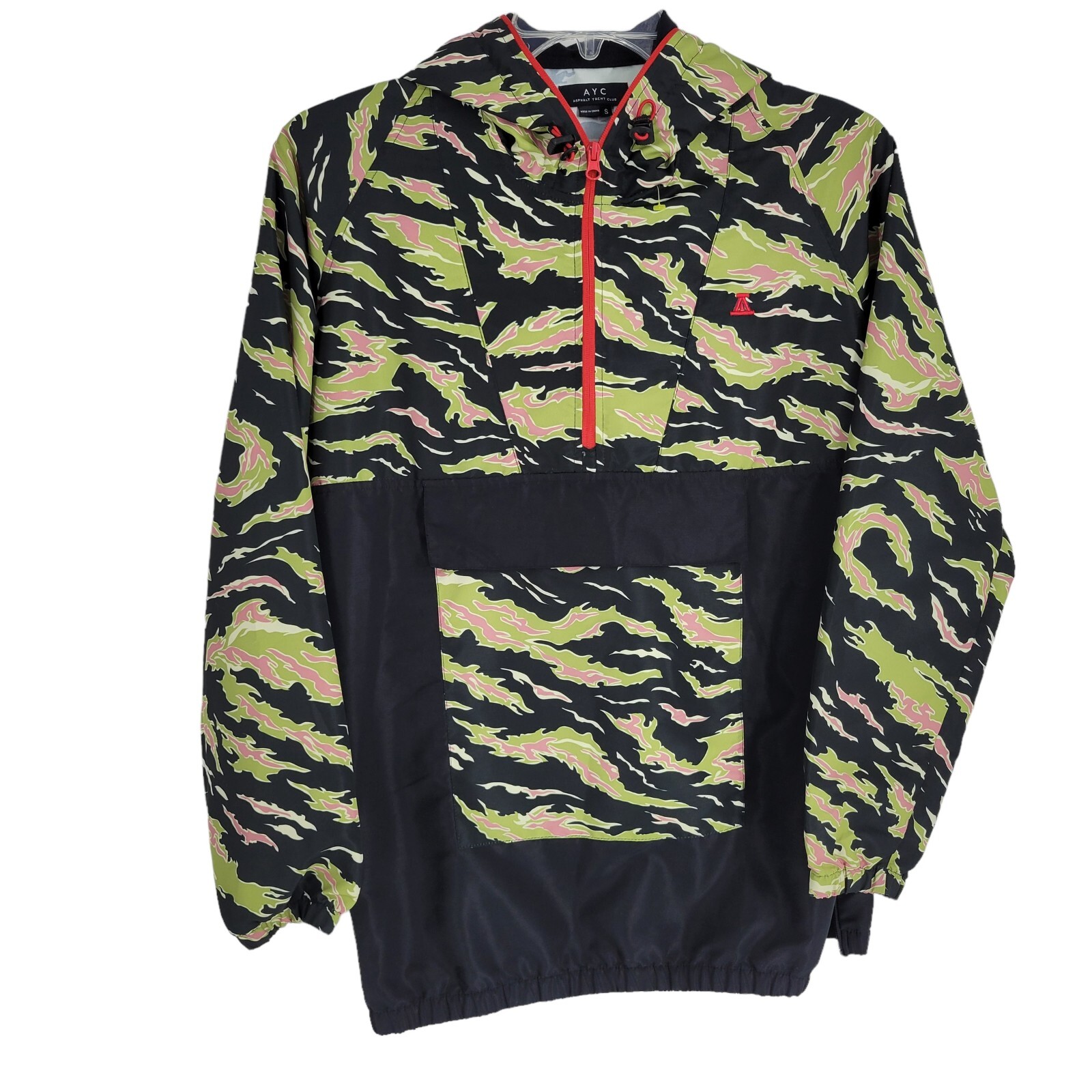 Asphalt Yacht Club AYC Men's 1/4 Zip Windbreaker Outd… - Gem