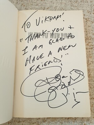 SIGNED ROWDY RODDY PIPER BOOK IN THE PIT WITH PIPER AUTOBIOGRAPHY WWF ...