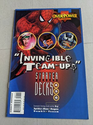 Marvel Overpower Card Game Invincible Team-Ups #6 Marvel Comics Spider ...