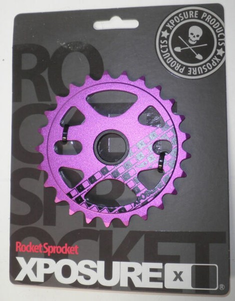 Xposure Rocketsprocket 25t Purple Bicycle Front Sprocket Chainring BMX MTB for sale online | eBay