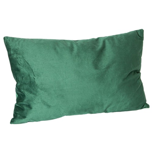 1x Green 60cm x 40cm Rectangle Velvet Cushion Large Scatter Cushions ...