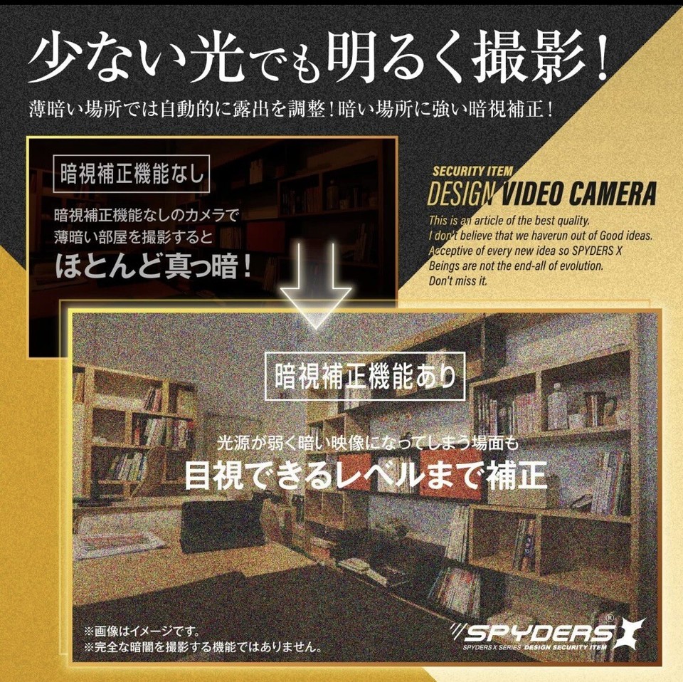 Spiders X Small Camera Pen Camera Security Camera 1080P Night Vision ...