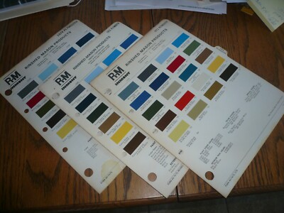 1972 1973 1974 Plymouth R-M Color Chip Paint Sample - Vintage | eBay