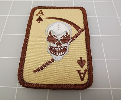 United States ARMY DEATH ACE Spade Brown PATCH BRAND NEW 2 3/8" | eBay