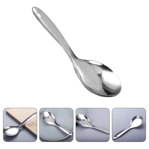 2 Pcs Stainless Steel Rice Spoon Pasta Kitchen Scooper Japanese-style ...