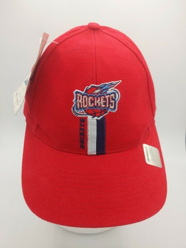Houston Rockets Vintage 90's Logo Athletic NBA Adjustable Snapback Cap ...