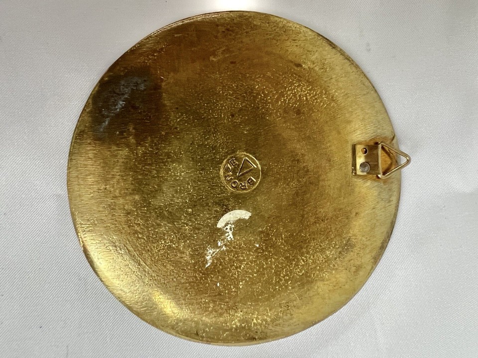 Wall Decor Bronze plated Greek AOE Athena / Athenian Owl 3.5” Plate | eBay