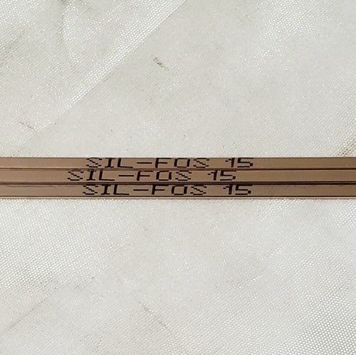 Lucas Milhaupt Sil-Fos 15 15% Silver Brazing Alloy Rods HVAC Grade Qty ...