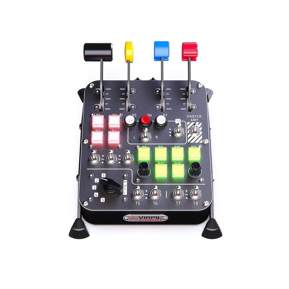 Virpil VPC Control Panel #3 Flight Simulator Universal Panel w/ 4 Axis ...