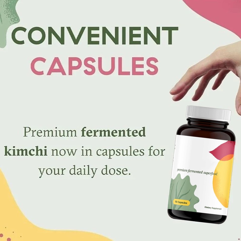 Brightcore Nutrition - Kimchi One Kimchi Powder Capsules Probiotics ...