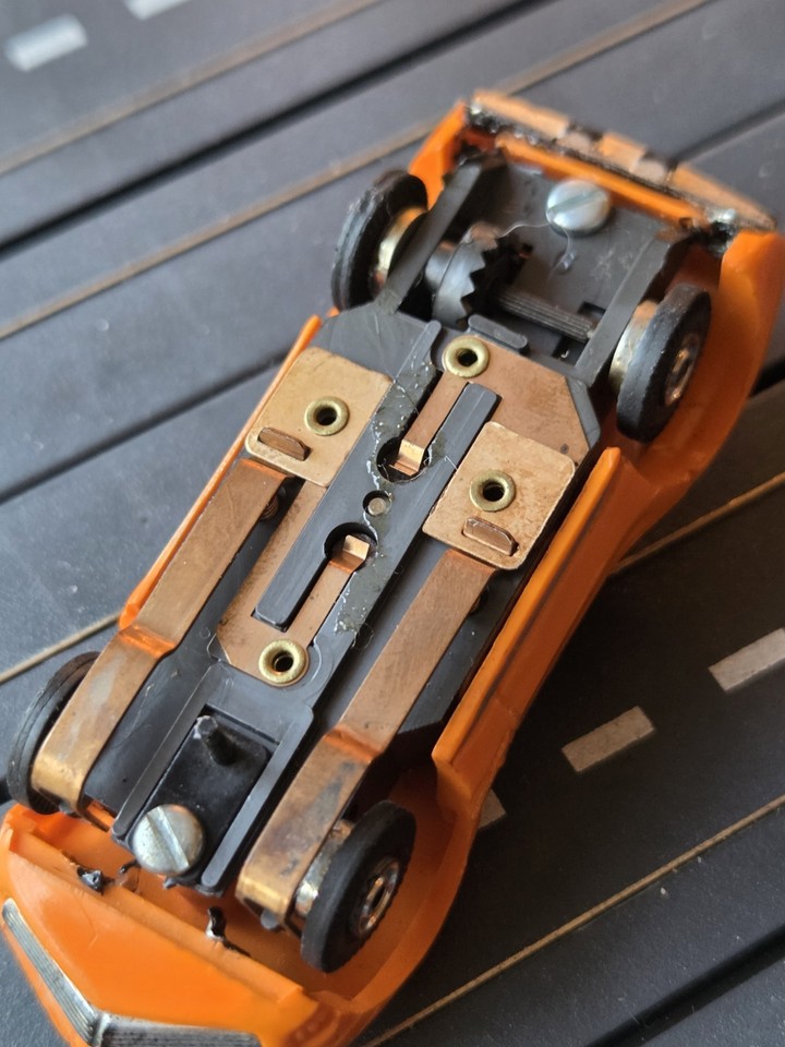 AURORA THUNDERJET TJET MAKO SHARK # 1380 RARE *ORANGE* HO SLOT CAR ...