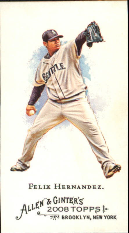 2008 (MARINERS) Topps Allen and Ginter Mini #184 Felix Hernandez | eBay