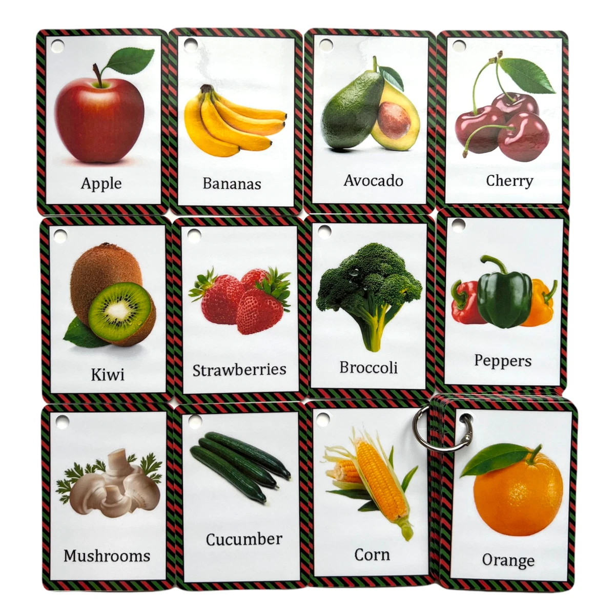 Tarjetas Didácticas De Frutas Y Verduras Actividad, 43% OFF