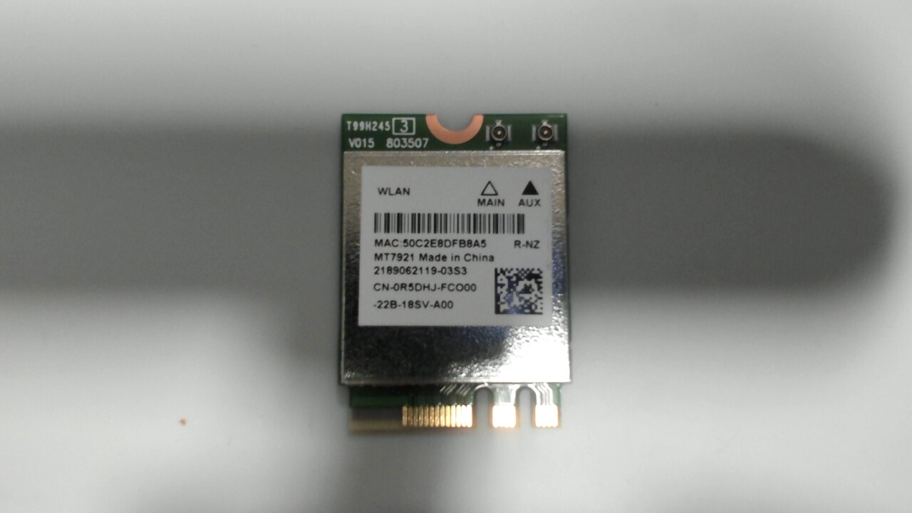 Dell Mediatek MT7921 Wireless Dual Band WLAN WiFi Bluetooth 5.2 M.2 | eBay