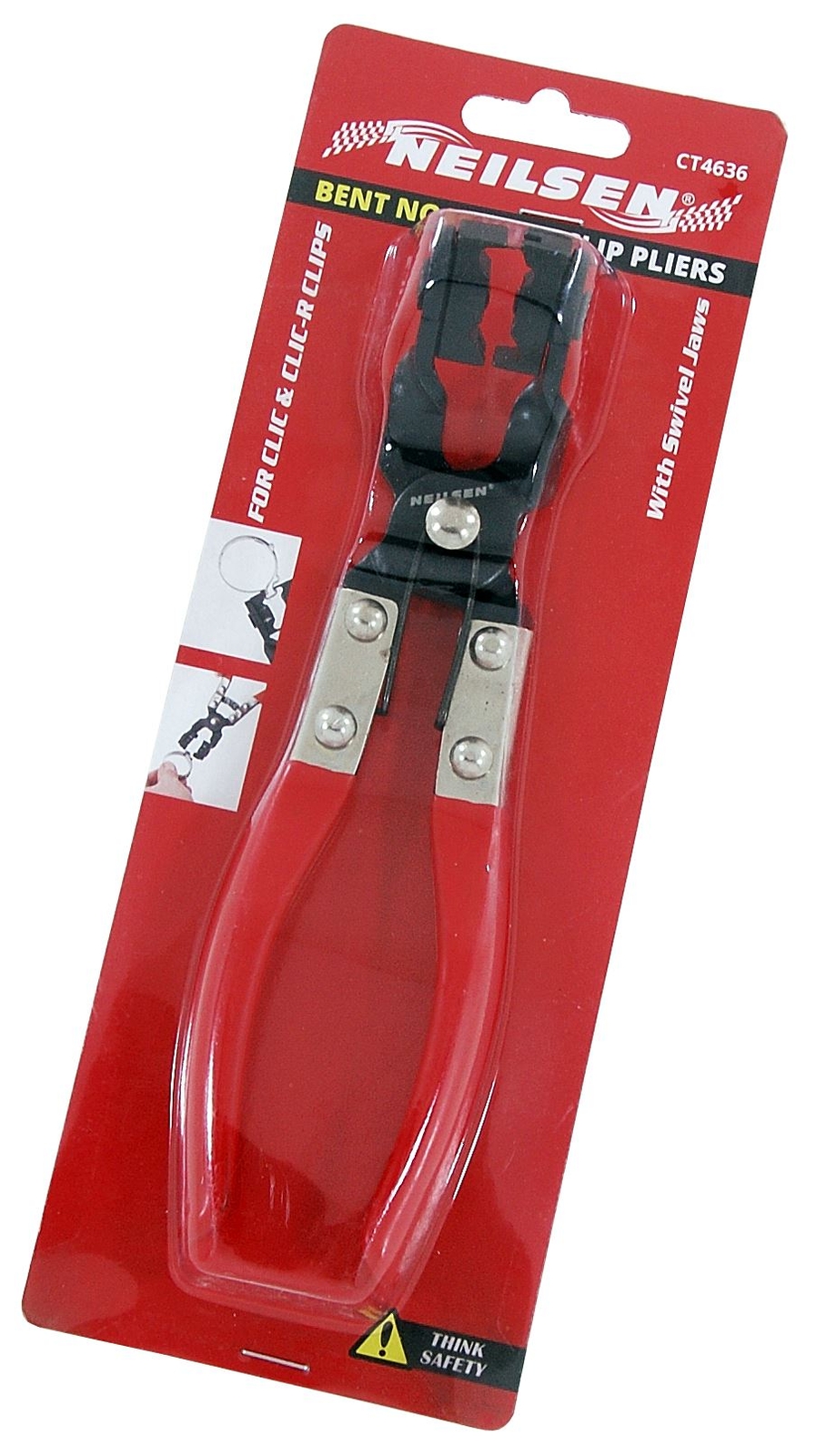 Bent Hose Clip Pliers For Clic & Clic-R Clips 190mm Swivel Head ...