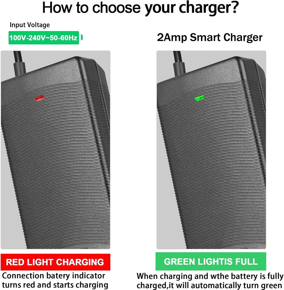 54.6V 2A Adapter Charger for Kaabo Mantis 8 Duo Solo 48V Electric ...