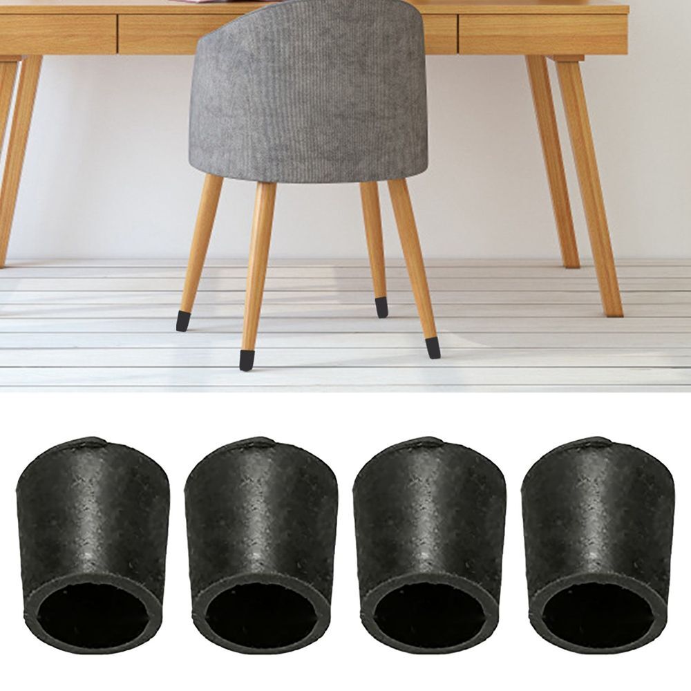 Rubber Chair Leg Floor Protectors Rectangular Felt Silicone Chair Leg