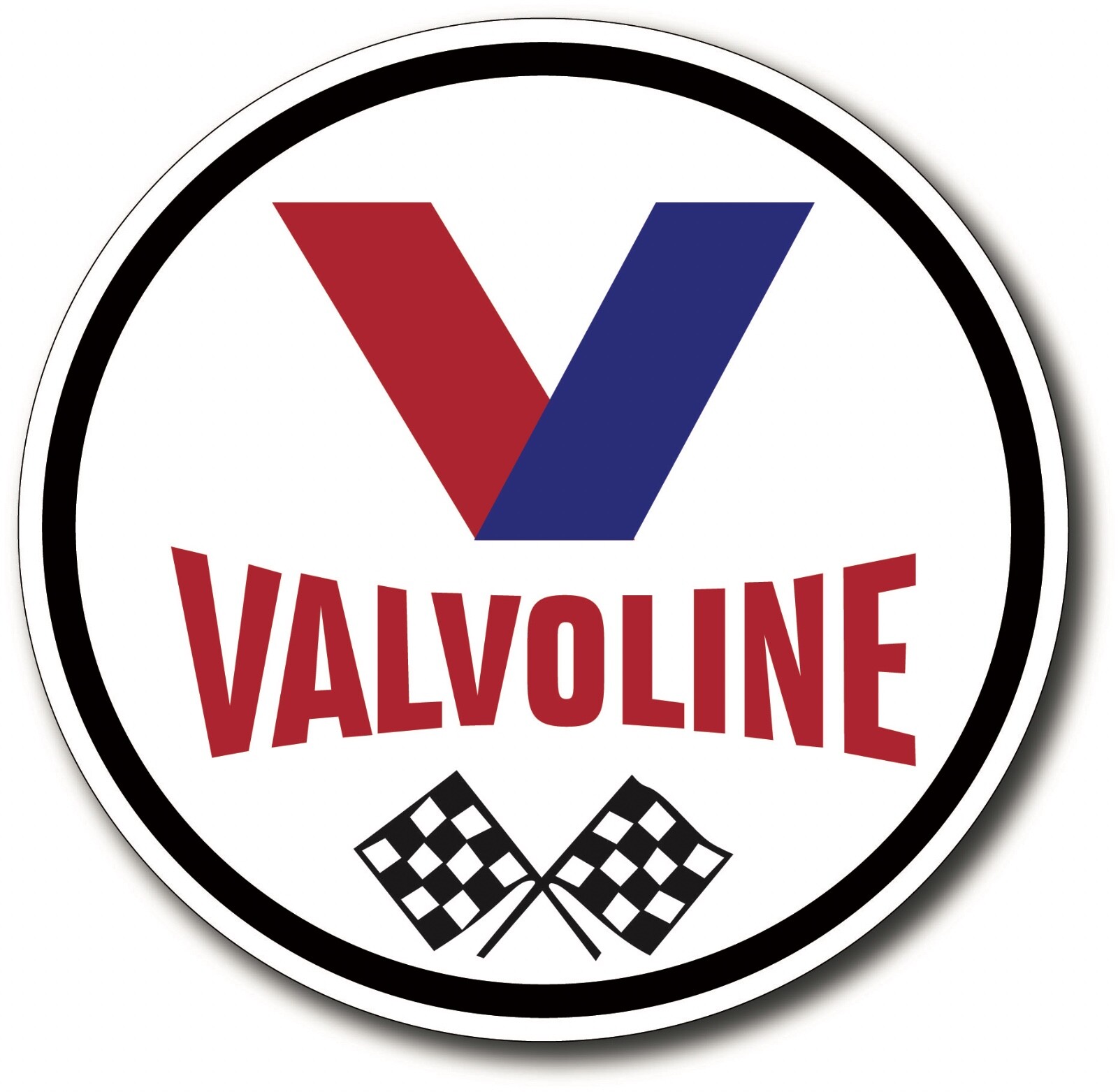 Valvoline V2 motor oil sticker decal hotrod ratrod vintage look car ...