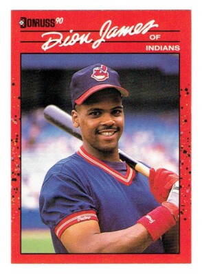 1990 Donruss Dion James Cleveland Indians #428 | eBay