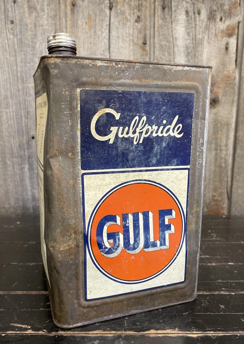 Old Gulf Oil Cans