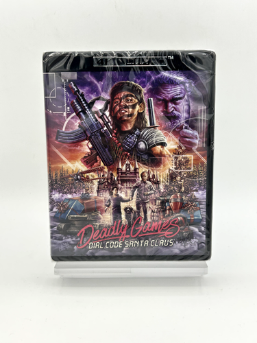 DEADLY GAMES 4K Ultra HD UHD + Blu-ray Dial Code Santa Claus Vinegar ...