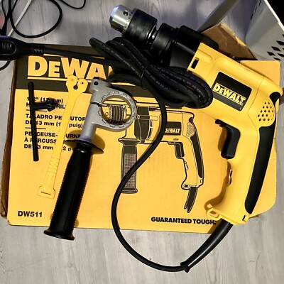 DeWalt DW511 1/2" (13mm) VSR Single Speed Hammer Drill Corded | eBay