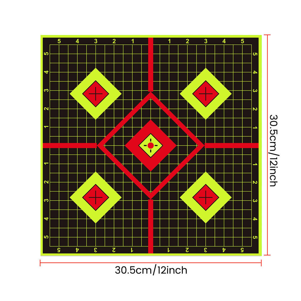 20 Pack 12x12" Shooting Targets Splatter Gun Rifle Pistol Reactive ...