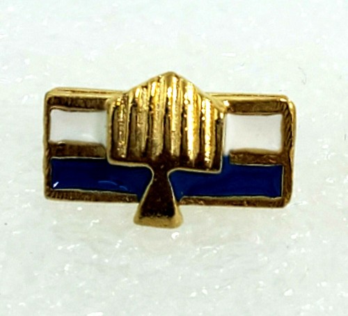 NIP Jewish Blue White Enamel Menorah Lapel Tie Tack Pin | eBay