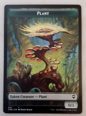 1x Plant Token // Illusion Token Commander Legends Magic the Gathering ...
