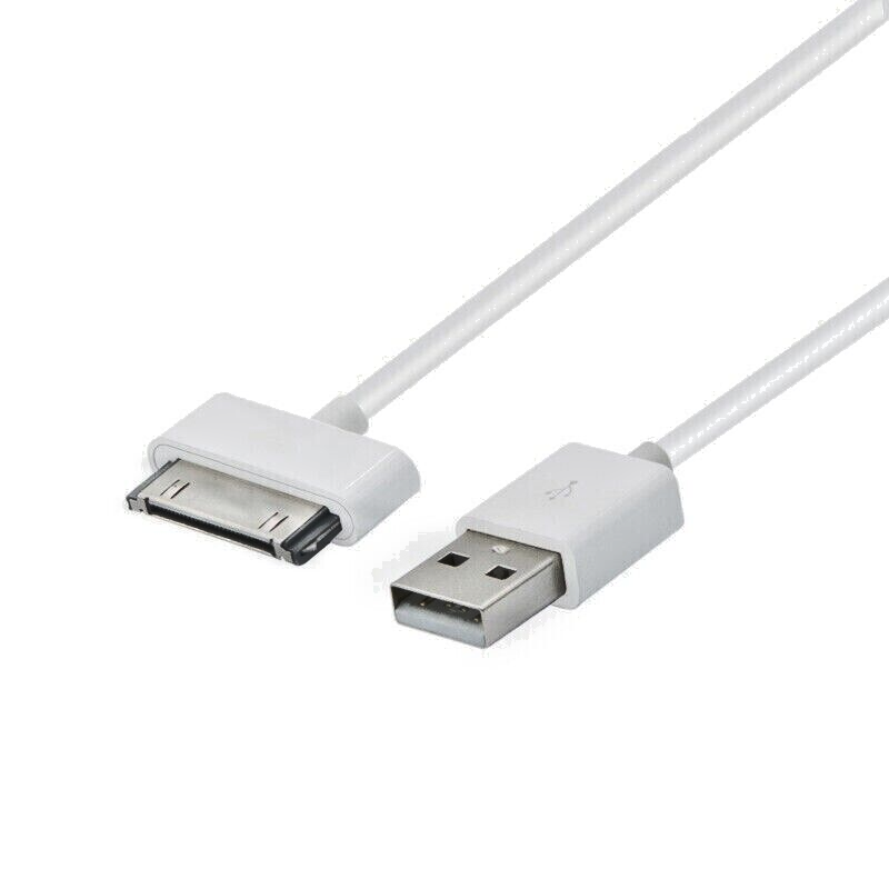 30 Pin USB Charger Cable For iPhone 4 4S 3G 3GS iPad 1 2 3 iPod Touch ...