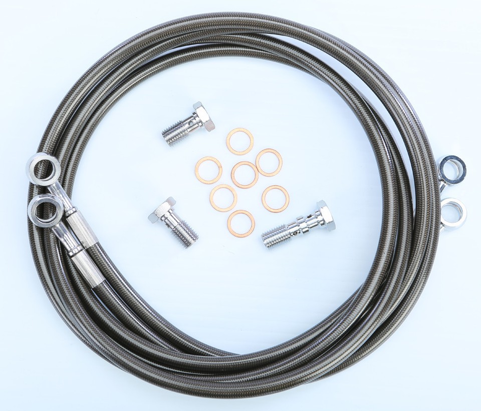 Streamline 2-Line Brake Line Kit +2in. Smoke YFZ450-2F-2SMOKE | eBay