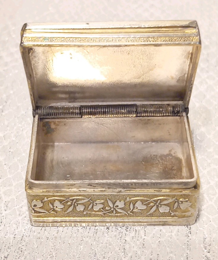 Solid Silver and Enamel Russian Pill Box, Great Quality, Hallmarked. | eBay